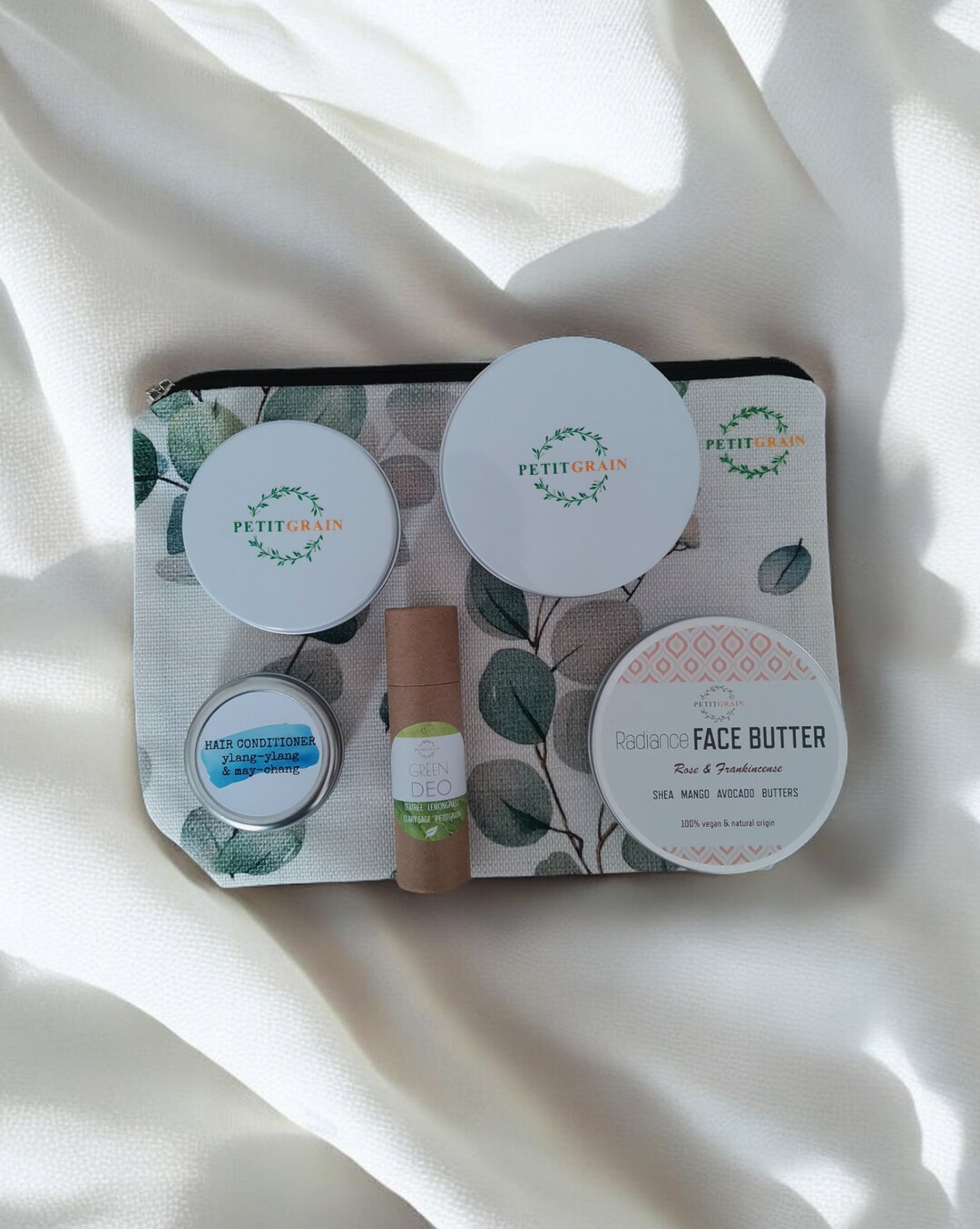 Natural Essentials Travel Kit / Travel Cosmetics in a Bag / Gym ...