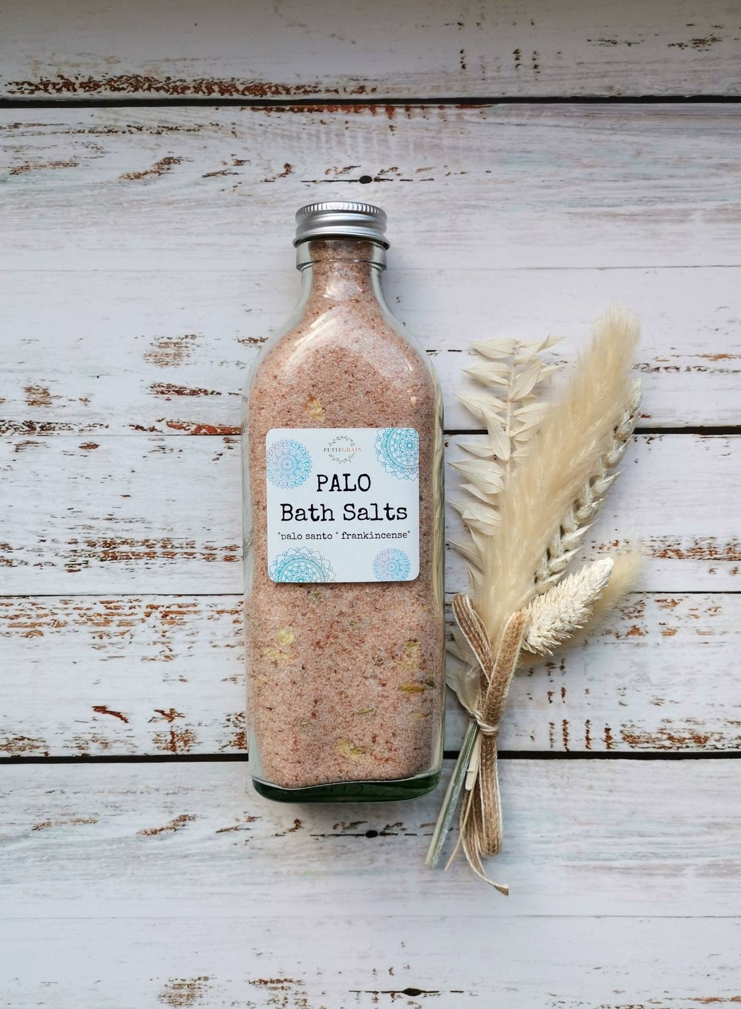 PALO Aromatherapy Bath Salts Scented With Palo Santo & - Etsy UK