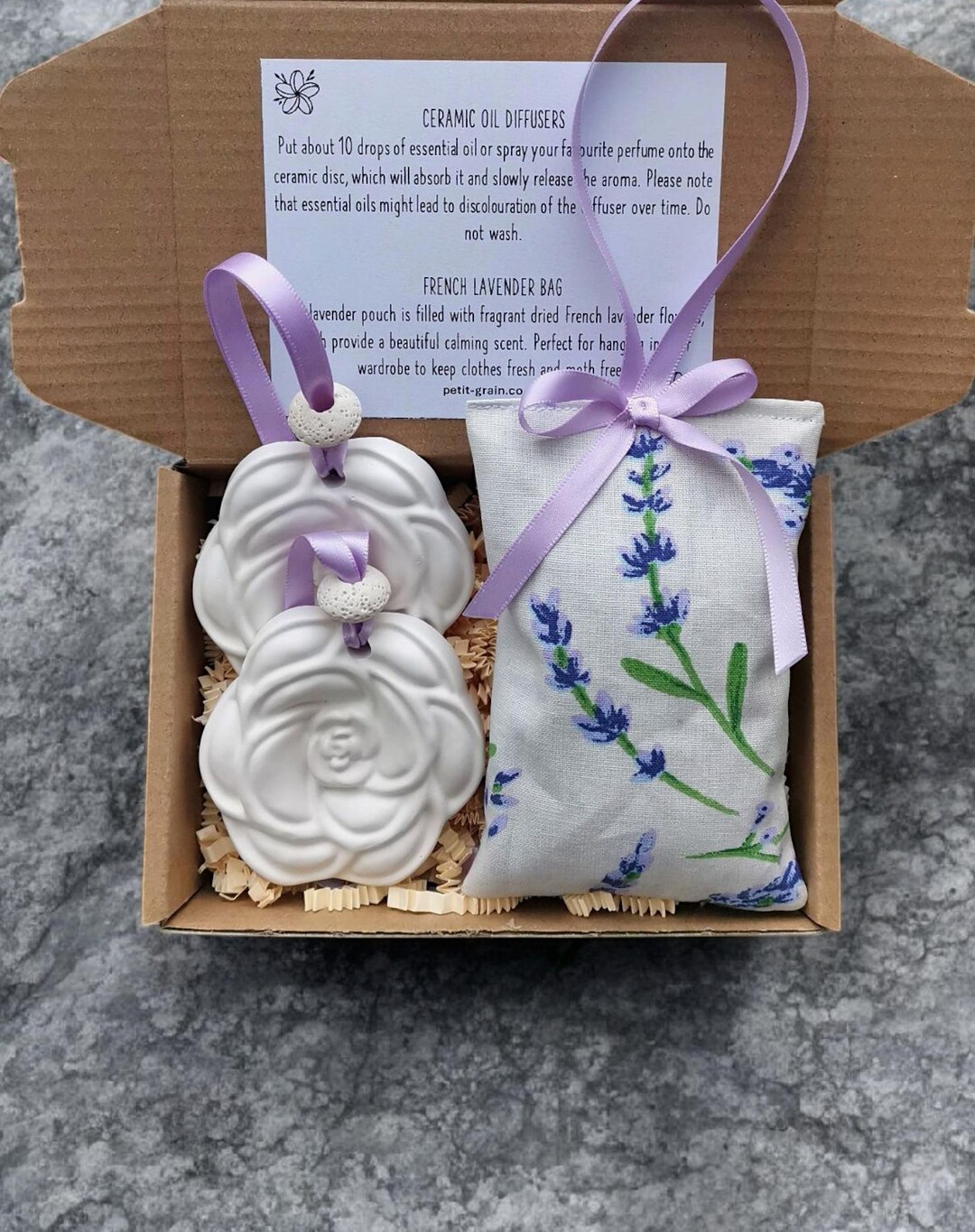 Aromatherapy Gift Set: Ceramic Discs Essential Oils Diffusers ...