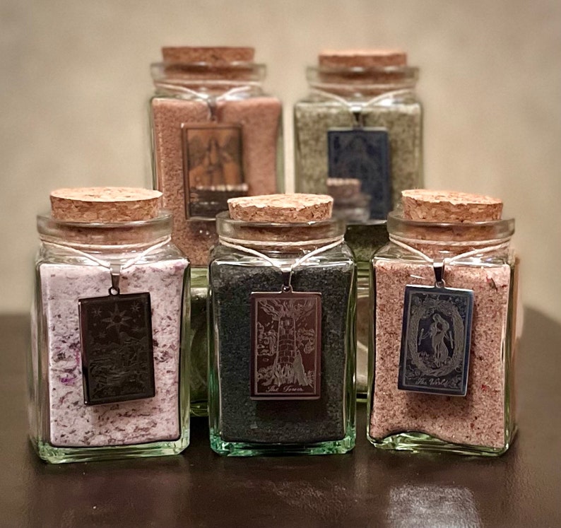 Witches Ritual Salt/spell Charms: Black/red/green/purple/brown - Etsy