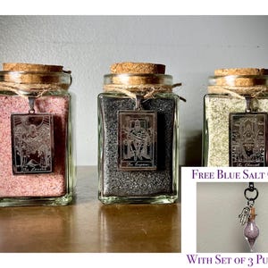 Witches Ritual Salt, Black Salt, Red Salt, Green Salt, Protection/love ...
