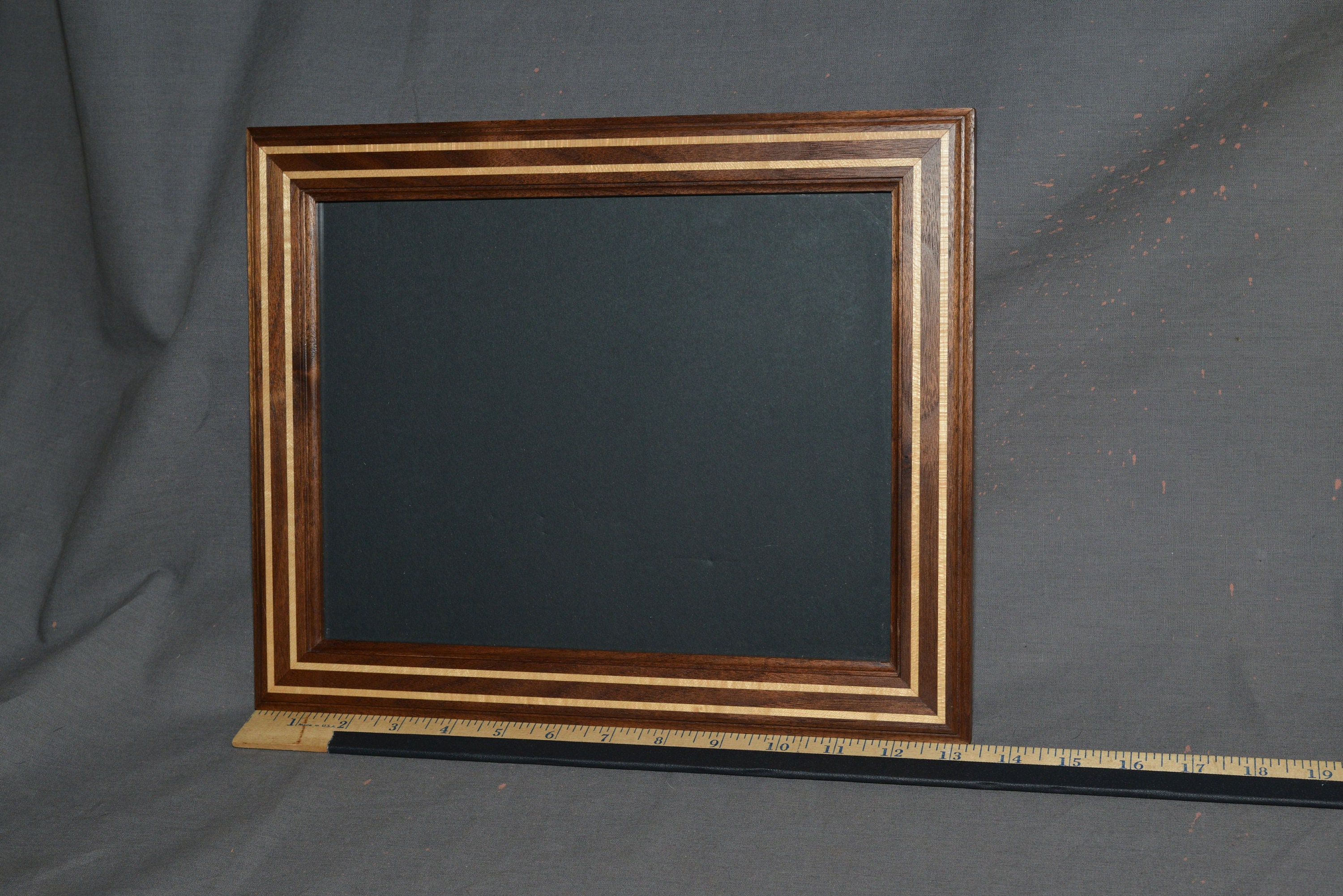 Solid Walnut With Maple Inlay Picture Frame 8.5" X 11" - Etsy