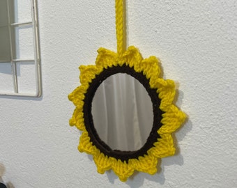 Sunflower Decor Wall Mirror - Etsy