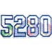 5280 Denver Altitude City Edition Jersey Colorado Team Logo Embroidered ...
