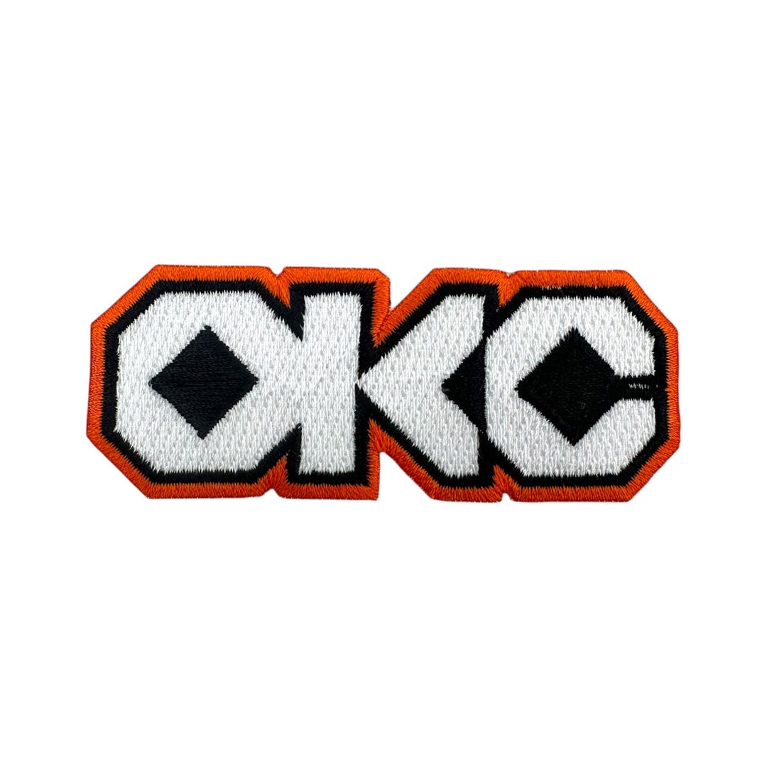 Basketball OKC Script 25’ Alternate Patch Oklahoma City Thunder ...