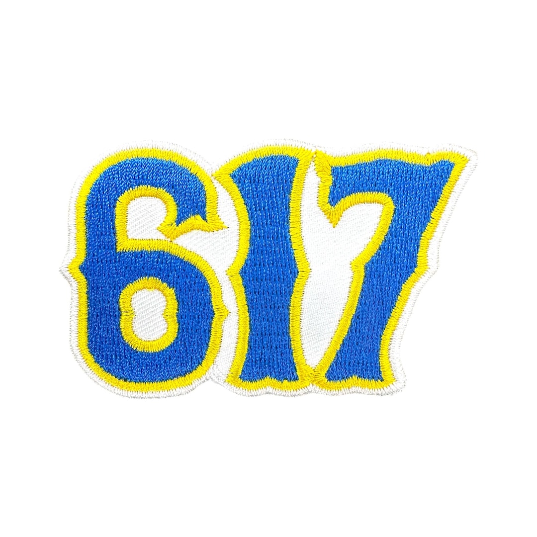 Boston Area Code Patch 617 City Connect Embroidered Iron on Patch - Etsy