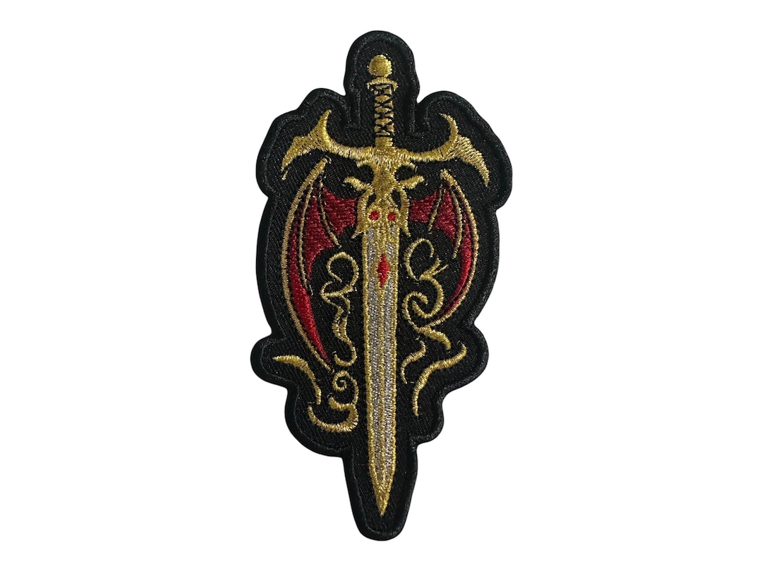 Vampire Slayer Sword Embroidered Iron on Patch - Etsy