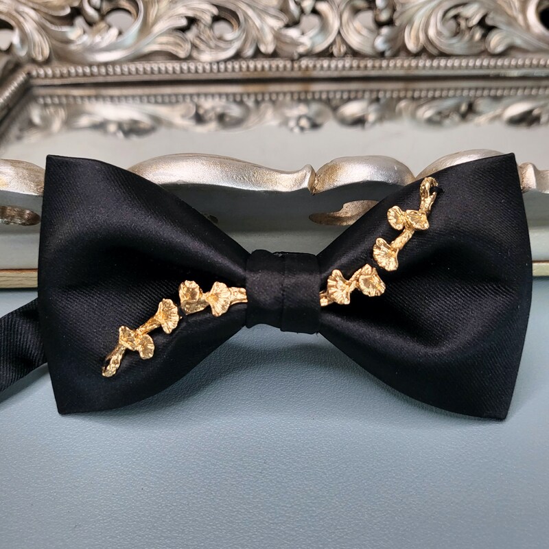 Gold Bow Tie - Etsy