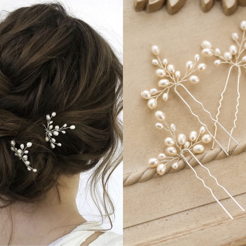 Pearl Hair Pins - Etsy