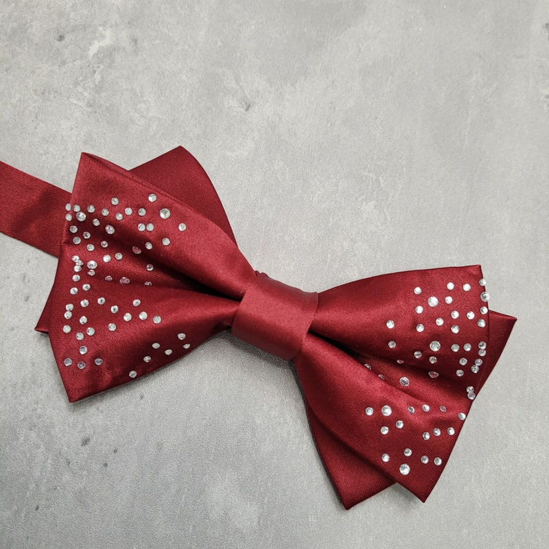 Beaded Bow Tie - Etsy