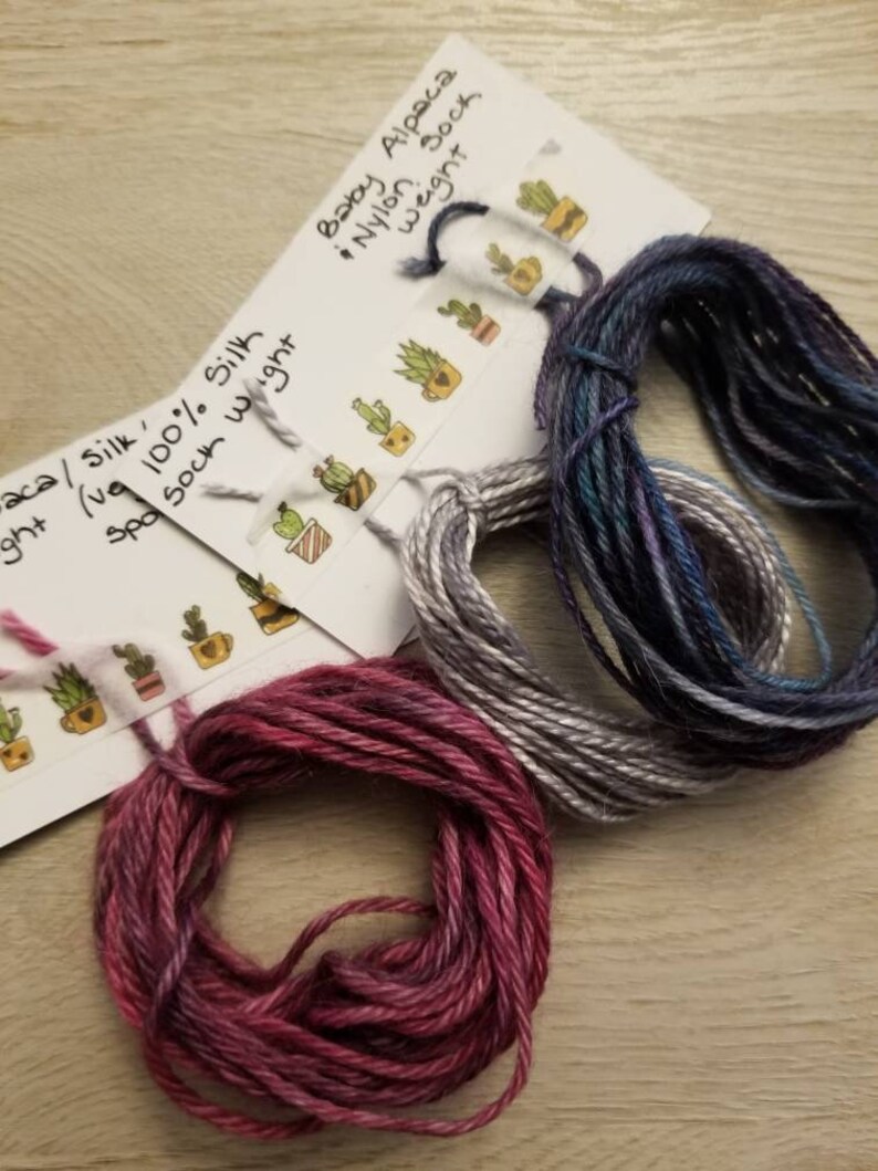 SAMPLE of Yarn Base | Etsy