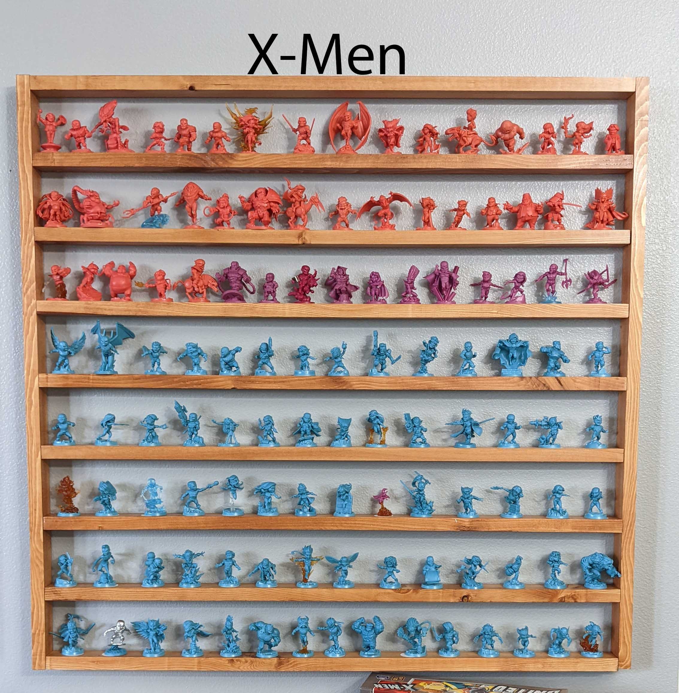 Marvel United Display Shelf for Miniatures, X-men United, Wall Display ...