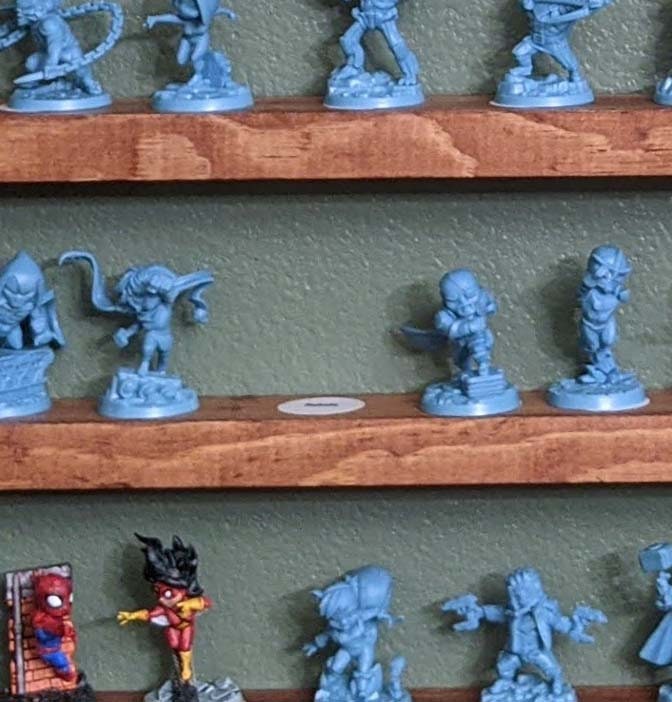 Marvel United Display Shelf for Miniatures, X-men United, Wall Display ...