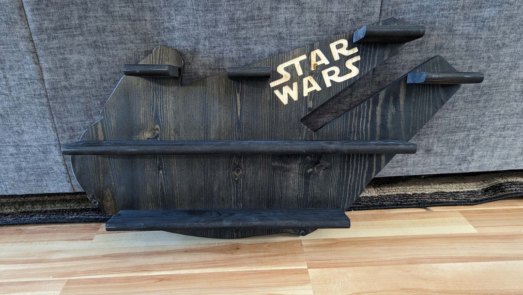 Funko Pop Shelf Millennium Falcon, Star Wars, Wood CNC Carved, Custom ...