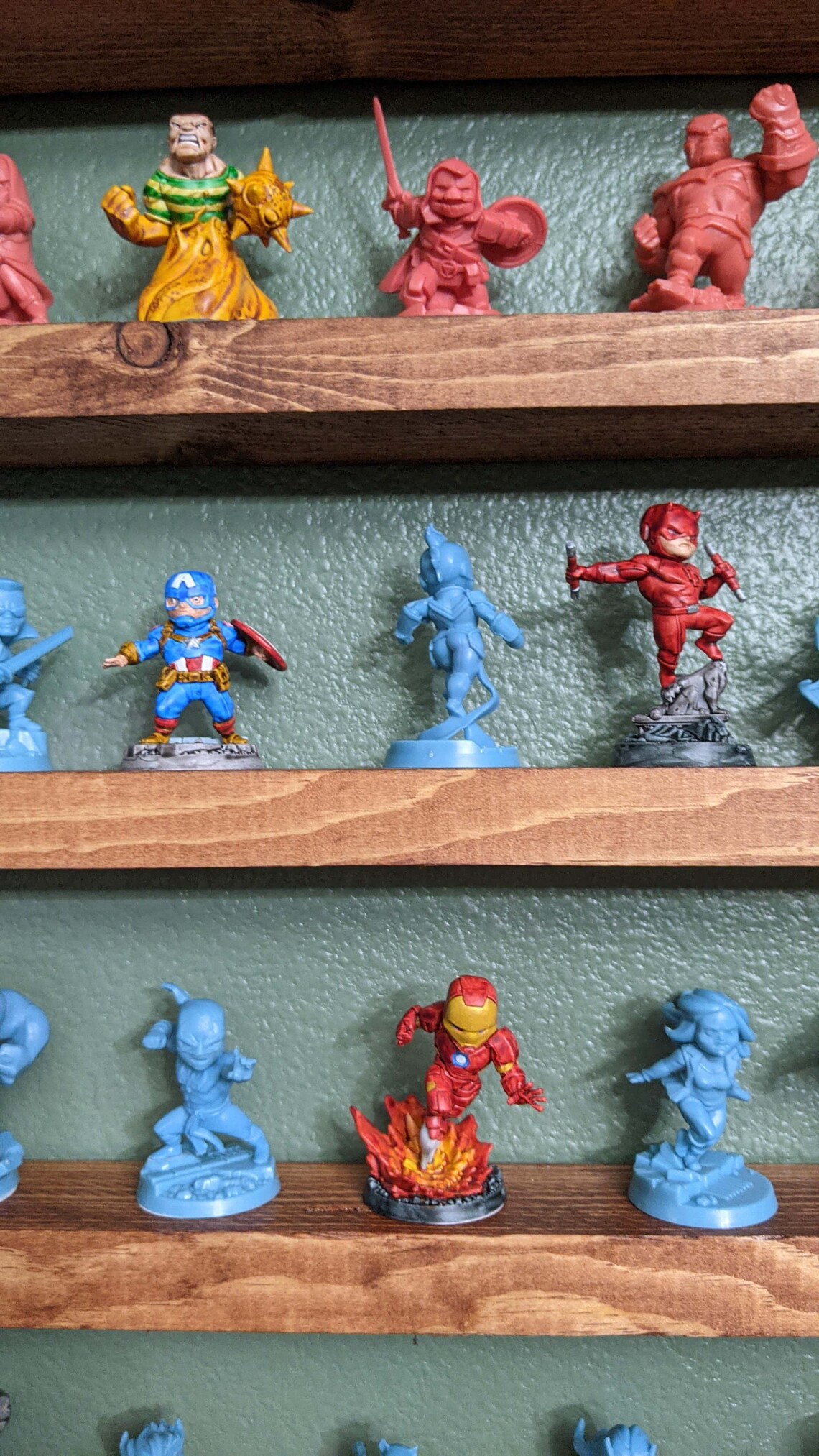 Marvel United Display Shelf for Miniatures, X-men United, Wall Display ...