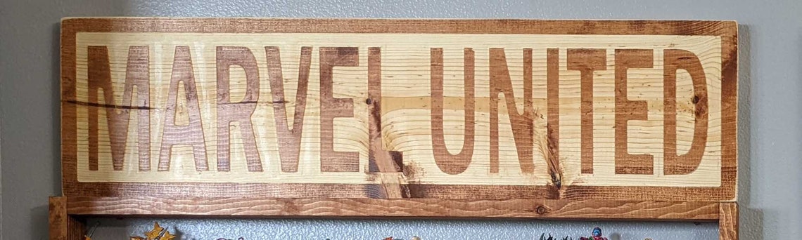 Marvel United Display Shelf for Miniatures, X-men United, Wall Display ...