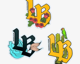 Long Beach California Old English Vinyl Decal Sticker - Etsy