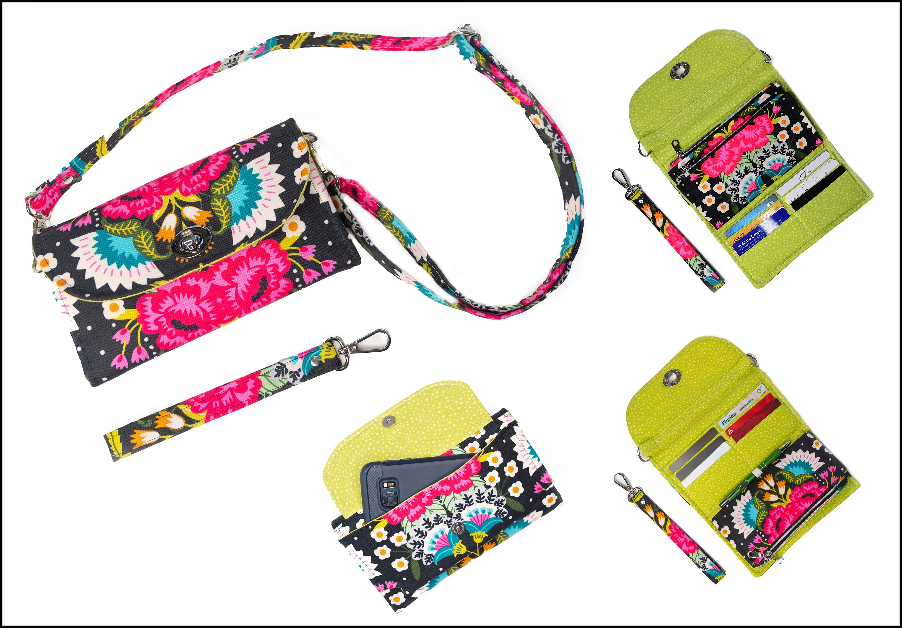 The Fold-n-go Wallet - Sewing Pattern With Video - Digital Download - Etsy