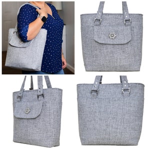 Sewing Pattern With Video, the Kensley Tote - Digital Download - Etsy