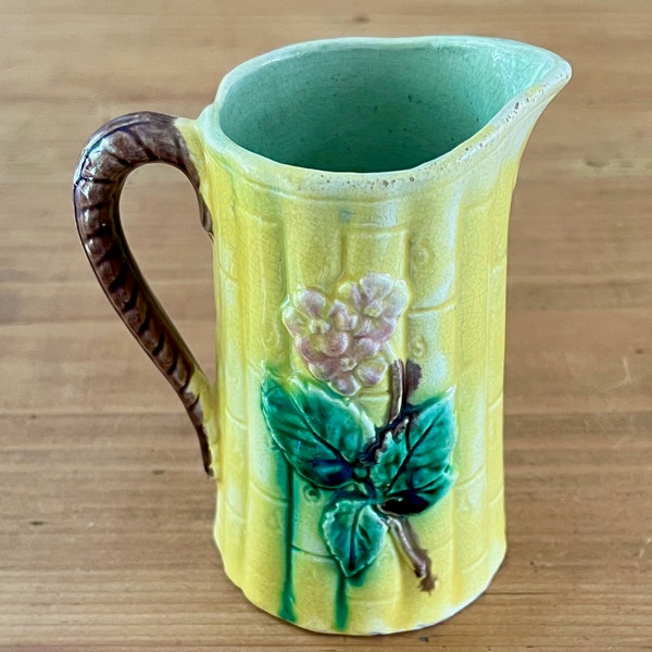 Small Yellow Pitcher - Etsy