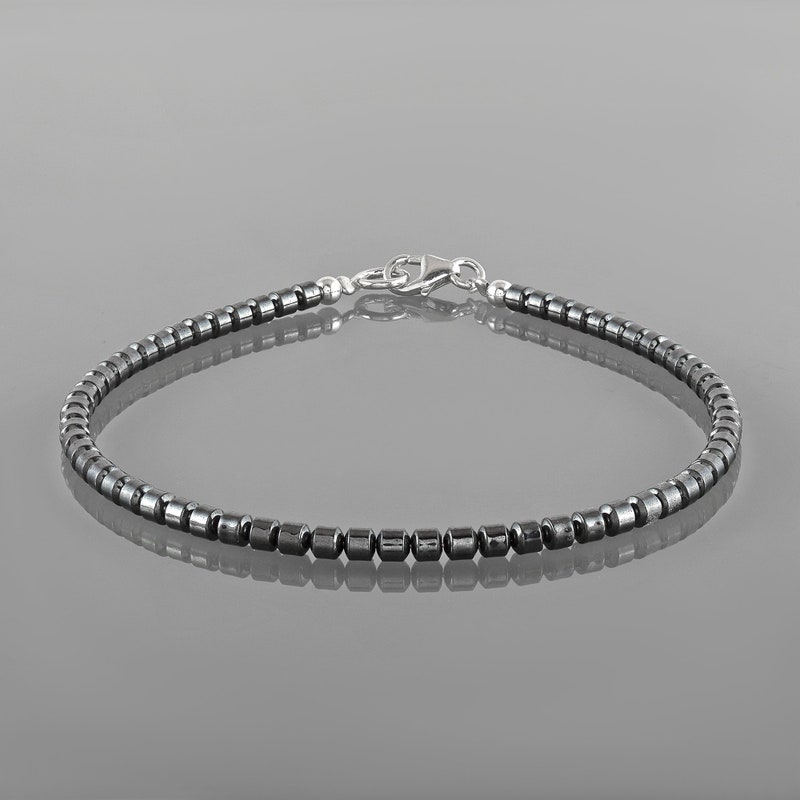 Hematite Bracelet - Etsy