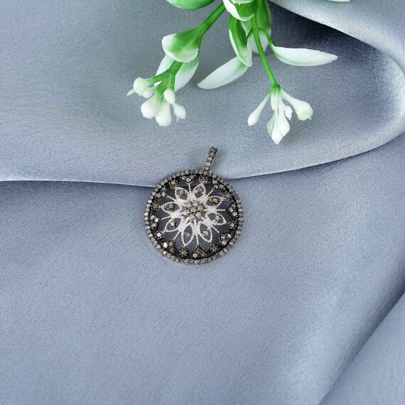 Raw Diamond Necklace Natural Diamond Necklace Diamond Pendant | Etsy