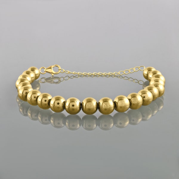 Gold Pyrite Bracelet - Etsy
