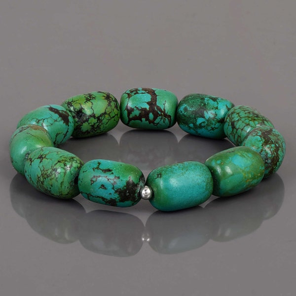 Genuine Turquoise Bracelet - Etsy