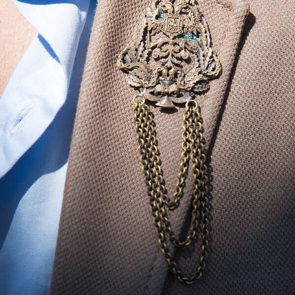 Antique Gold Brooch - Etsy