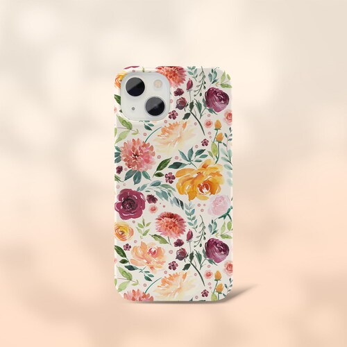 Pretty Watercolor Flowers Phone Case for Iphone 12 Mini X XR 7 - Etsy