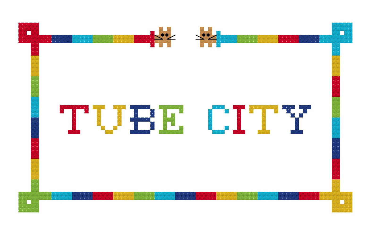 Tube City Cross Stitch Digital Pattern - Etsy