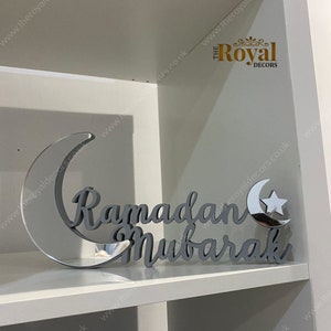 Ramadan Table Top Art, Ramadan Mubarak Table Decor, Ramadan Decoration ...