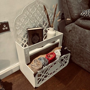 Prayer Mat Holder, Prayer Rug & Quran Holder, Moroccon Pattern Prayer ...