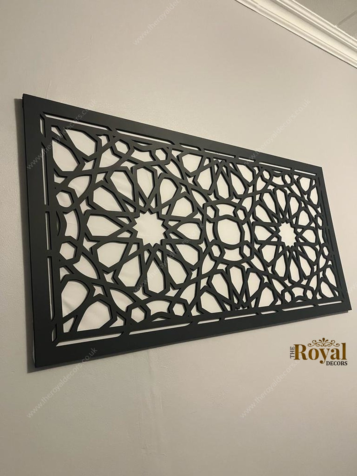 Fretwork Panels Geometric Wooden Panel Moroccan Decorative - Etsy UK