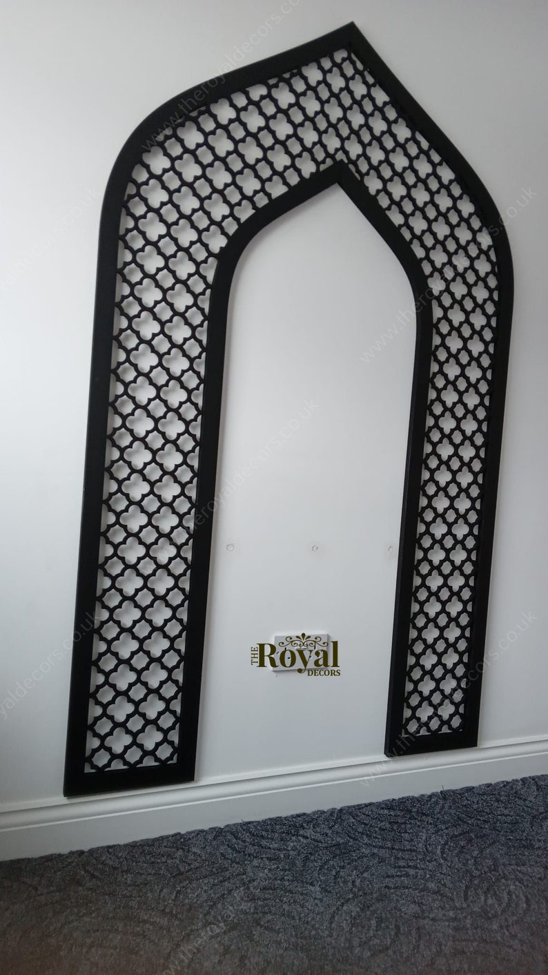 Mehraab for Prayer Room or Mosque Wooden Geometric Arch - Etsy UK