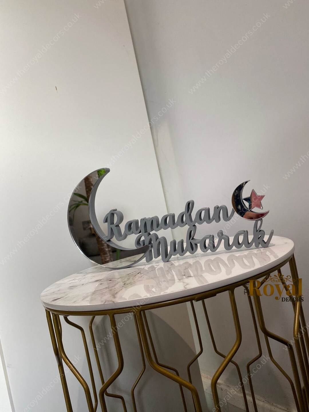 Ramadan Mubarak Table Decor, Ramadan Table Top Art, Ramadan Decoration ...