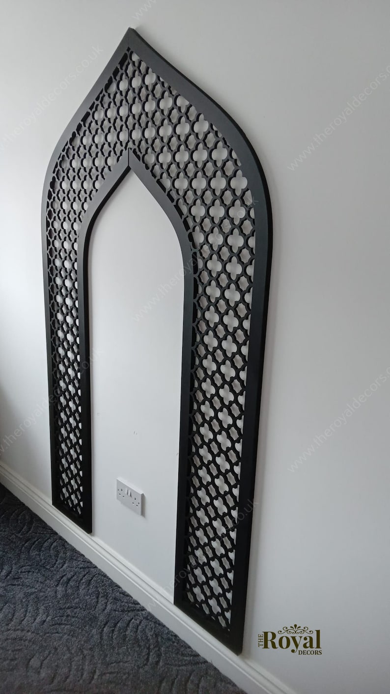 Mehraab for Prayer Room or Mosque Wooden Geometric Arch - Etsy UK