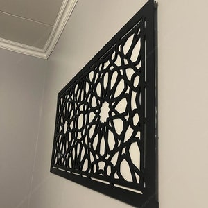 Fretwork Panels, Geometric Wooden Panel, Moroccan Decorative Panel ...