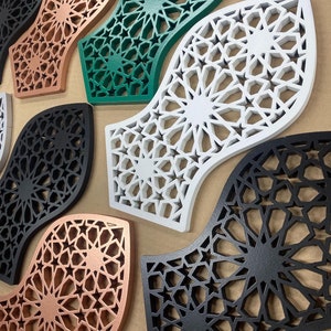 Nalain Pak Islamic Wall Art, Wooden Nalayn Shareef Islamic Home Decor ...