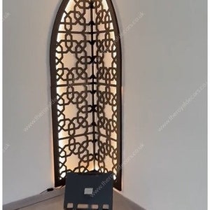 Wooden Geometric Arch Panel, Moroccan Islamic Wall Decor - Etsy