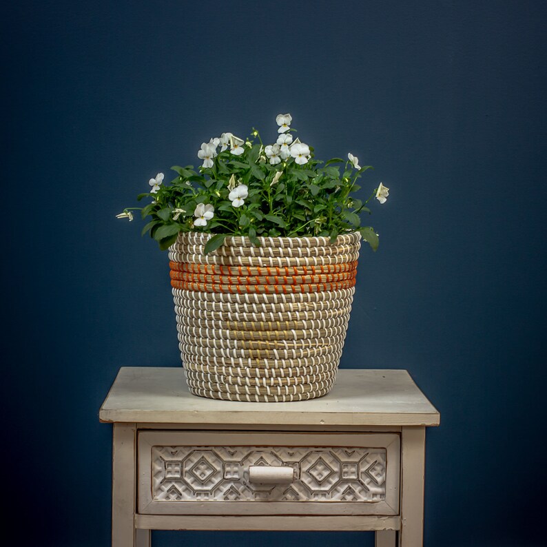 Boho Plant Pot Handcrafted Planter Pot Seagrass Planter - Etsy