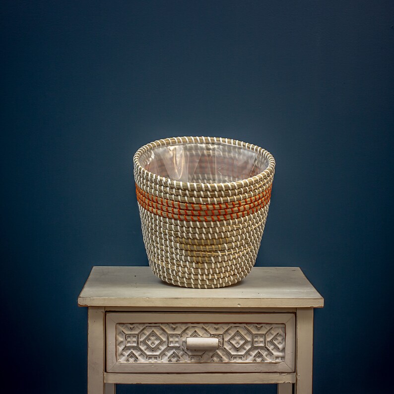 Boho Plant Pot Handcrafted Planter Pot Seagrass Planter - Etsy