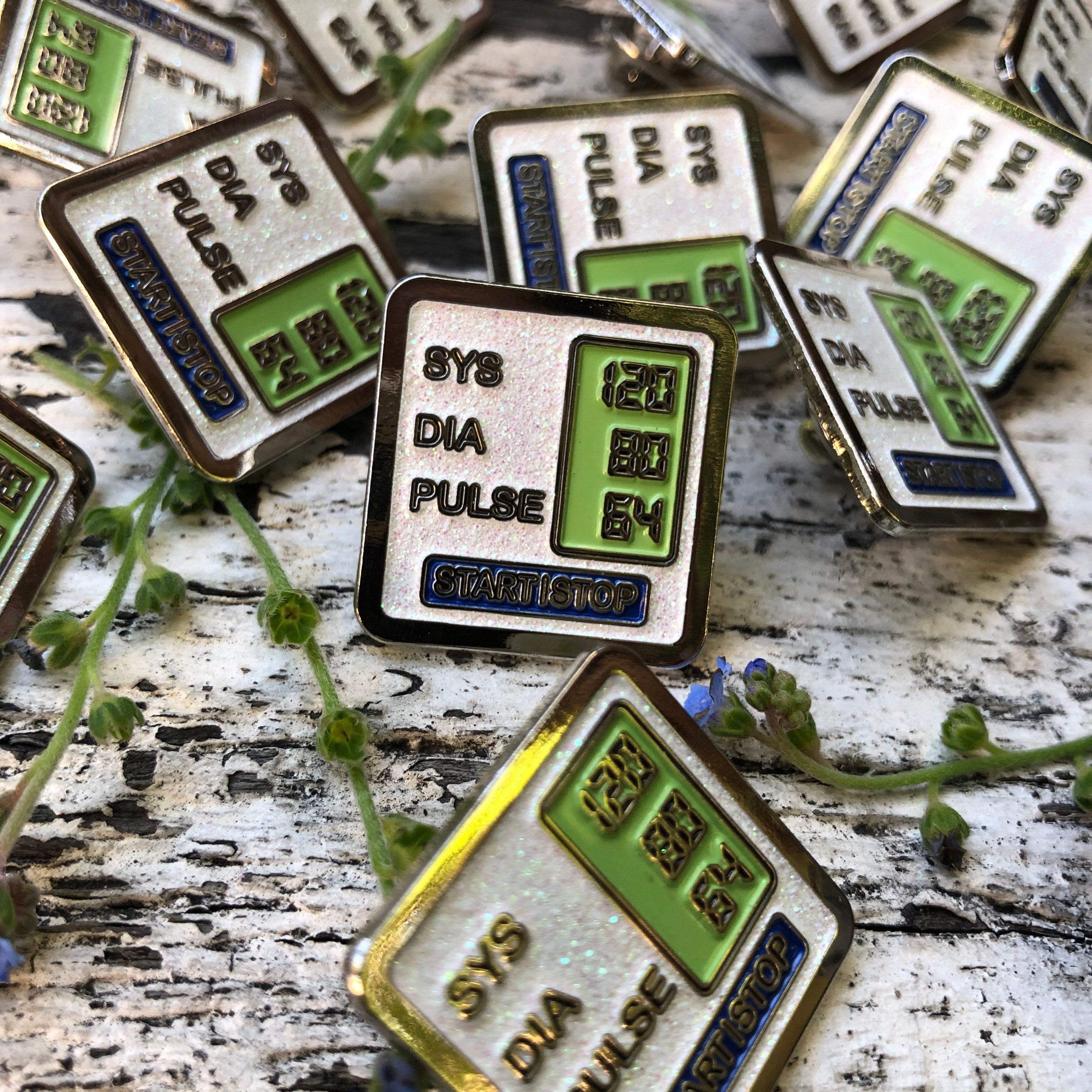 Blood Pressure Monitor Pin for Nurses Doctors Therapists - Etsy