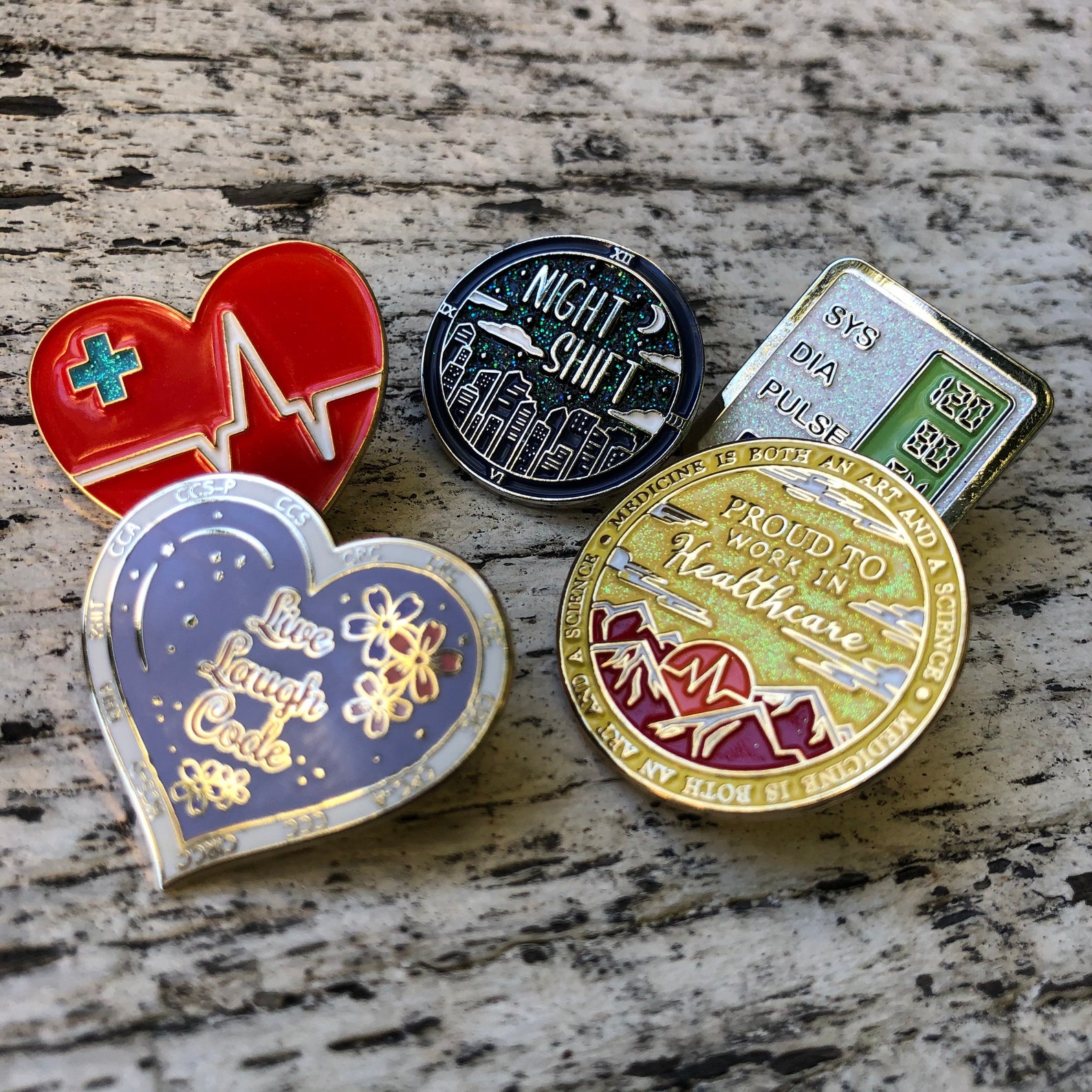 Night Shift Enamel Pin for Nurses Doctors Healthcare Workers - Etsy