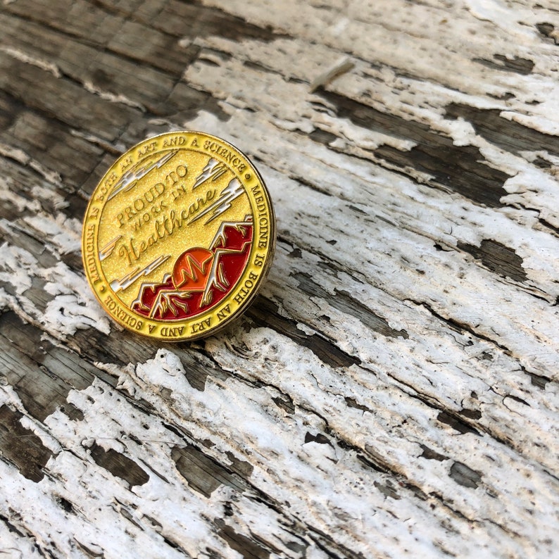 Proud to Work in Healthcare Badge Enamel Lapel Pin Medical Pin - Etsy
