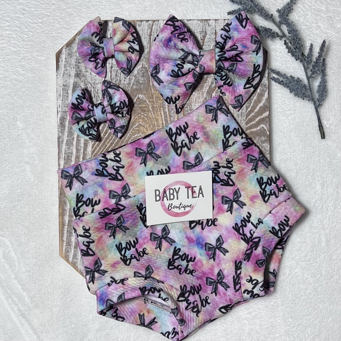 Bow Babe Tie Dye Belly Bummies Diaper Cover Bummy Toddler Shorts High ...