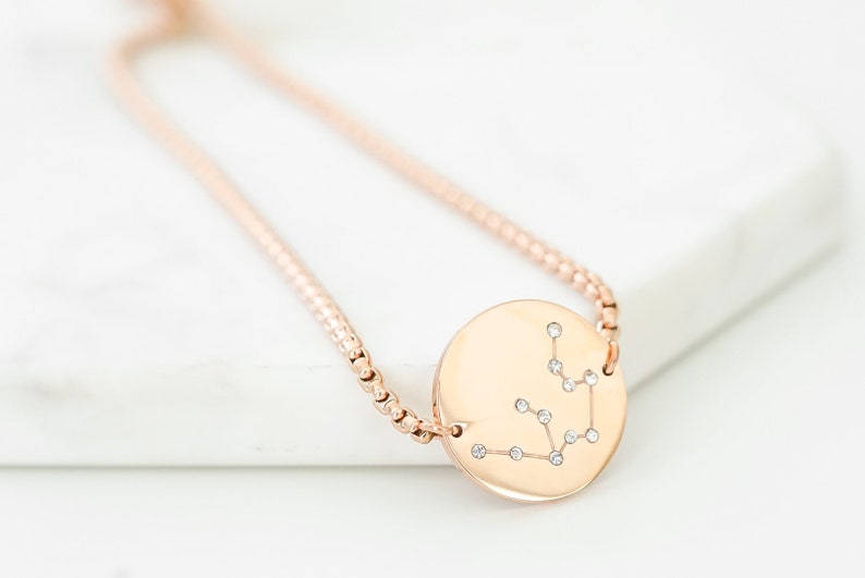 Kinsley Armelle™ Zodiac Collection - Rose Gold Aquarius Bracelet (jan ...