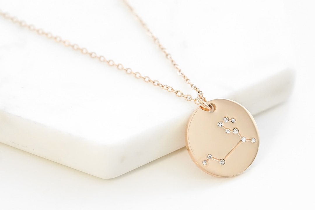 Kinsley Armelle™ Zodiac Collection - Rose Gold Leo Necklace (july 23 ...