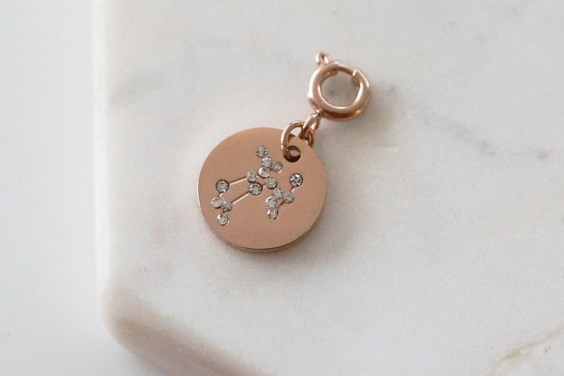 Kinsley Armelle™ Maker Collection - Rose Gold Sagittarius Zodiac Charm ...