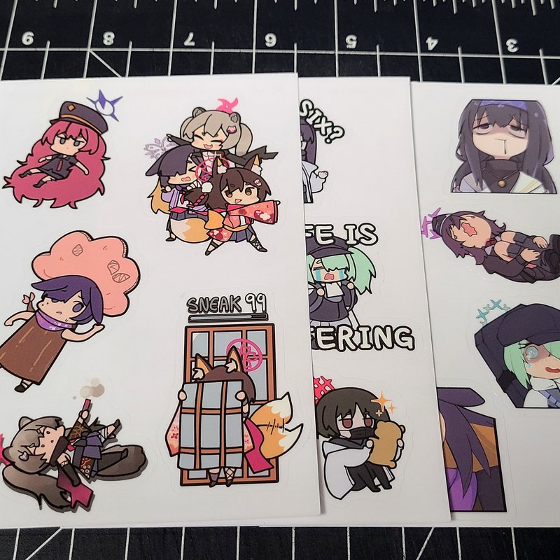 Stickers Blue Archive - Etsy